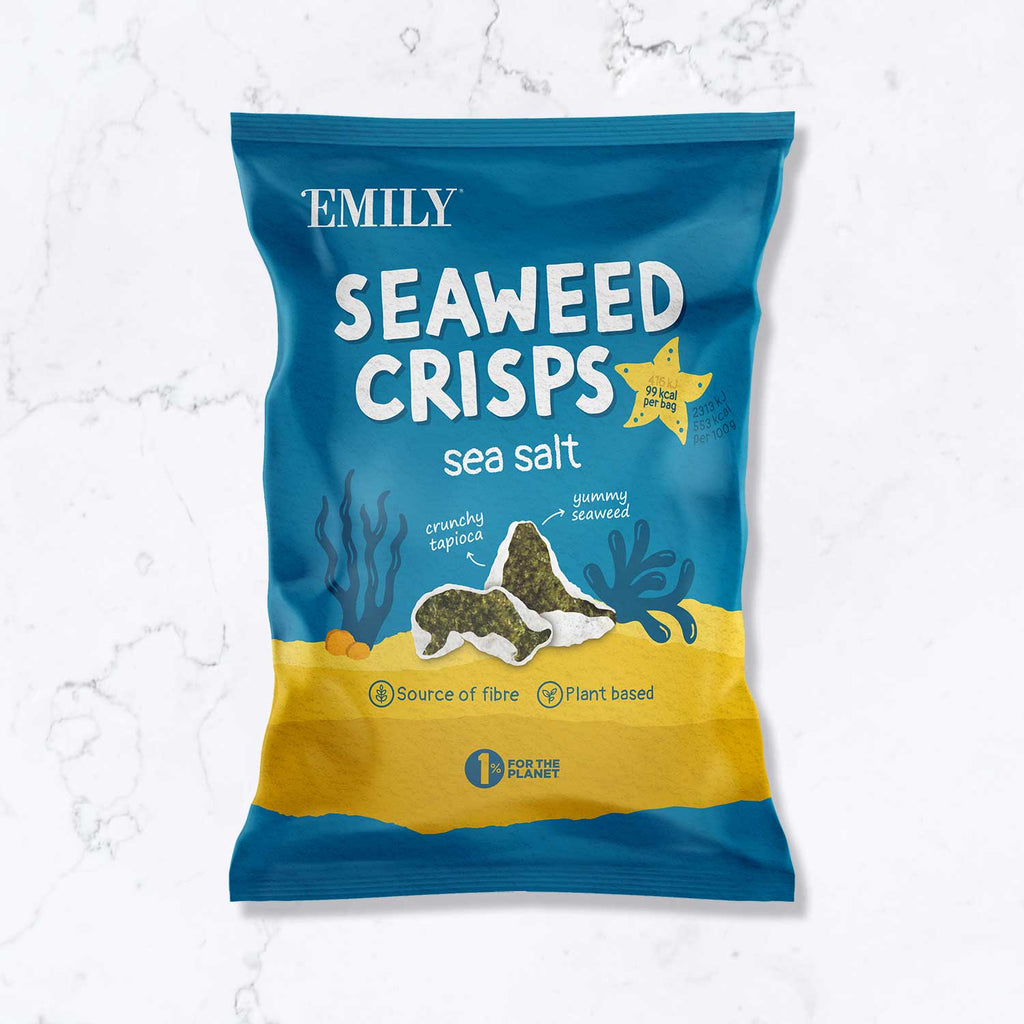 Emily Sea Salt Seaweed Crisps Gluten Free And Vegan Healthy Snack